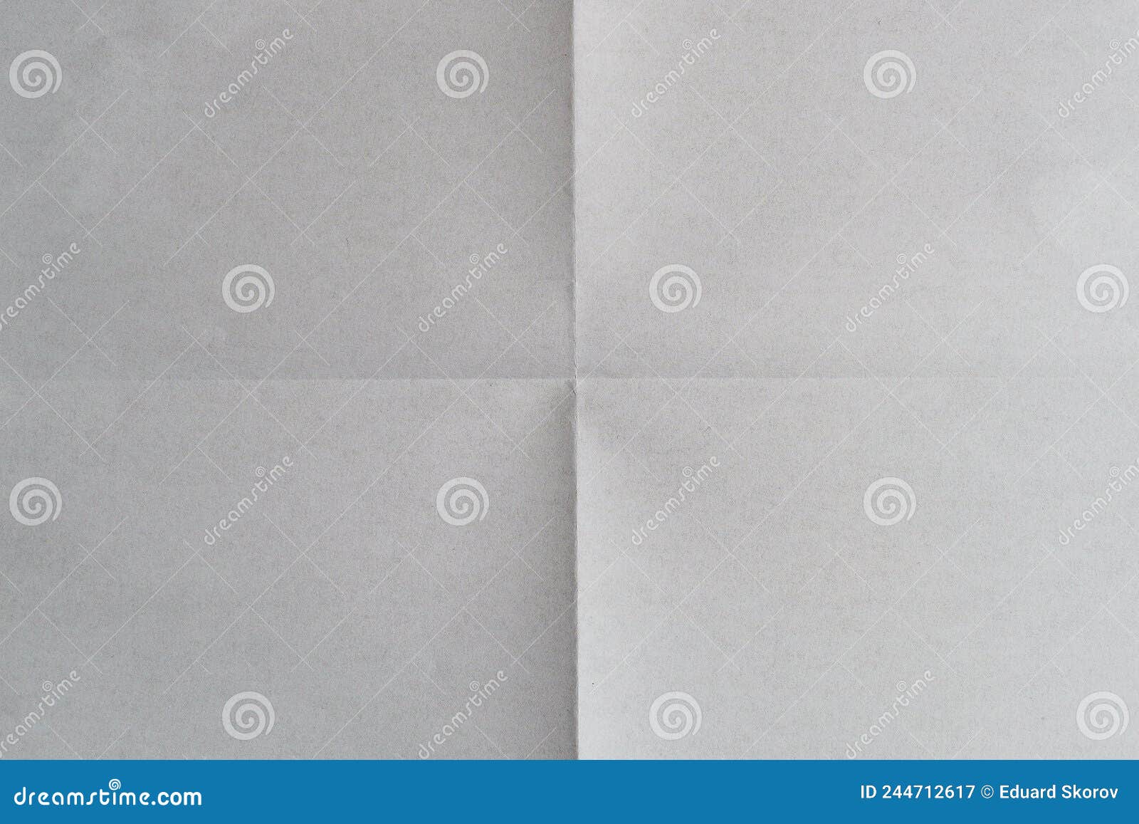Sheet of White Paper Folded into Four Parts, Paper Texture Background ...