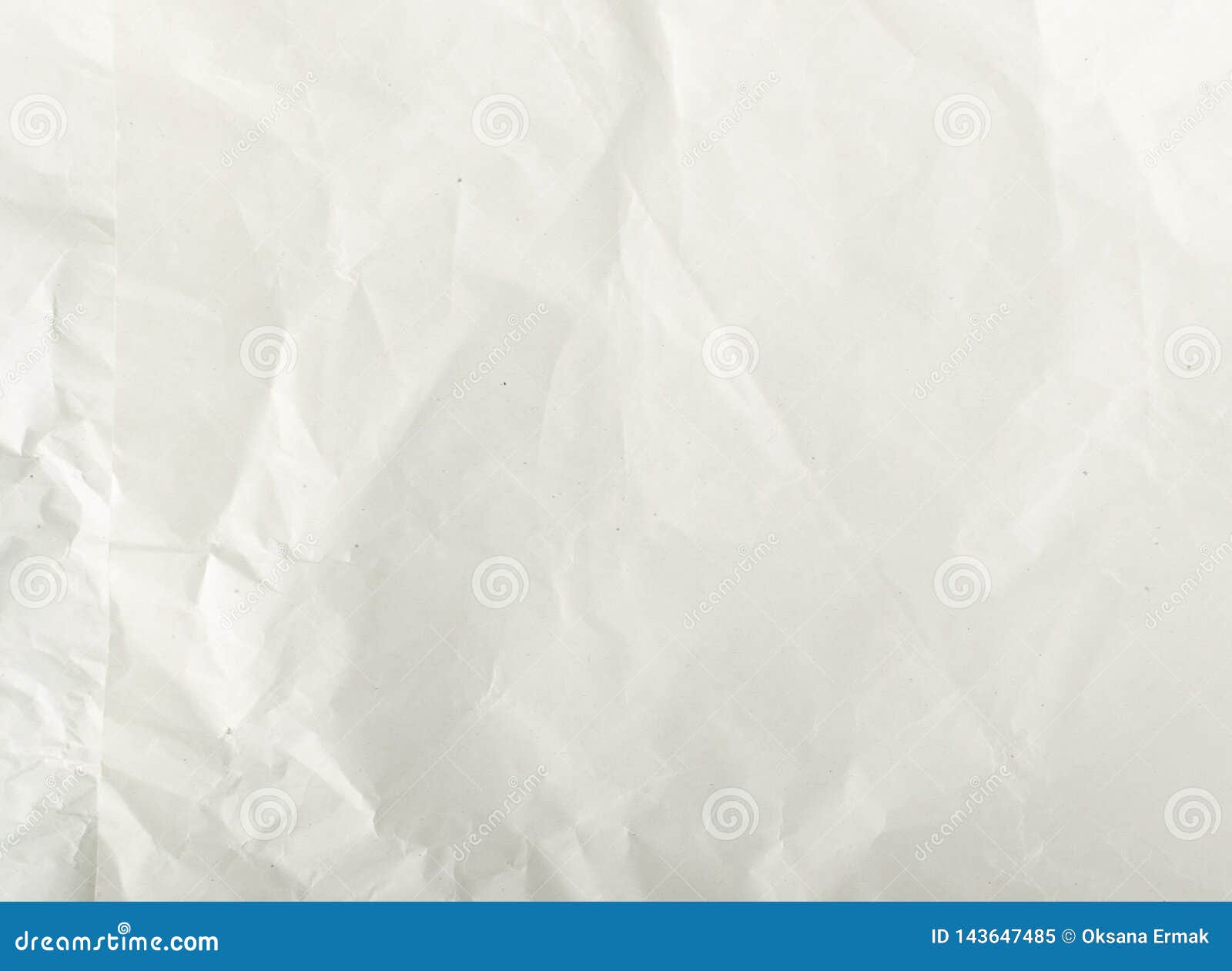 Sheet of White Thin Crumpled Craft Paper Background Stock Image - Image ...
