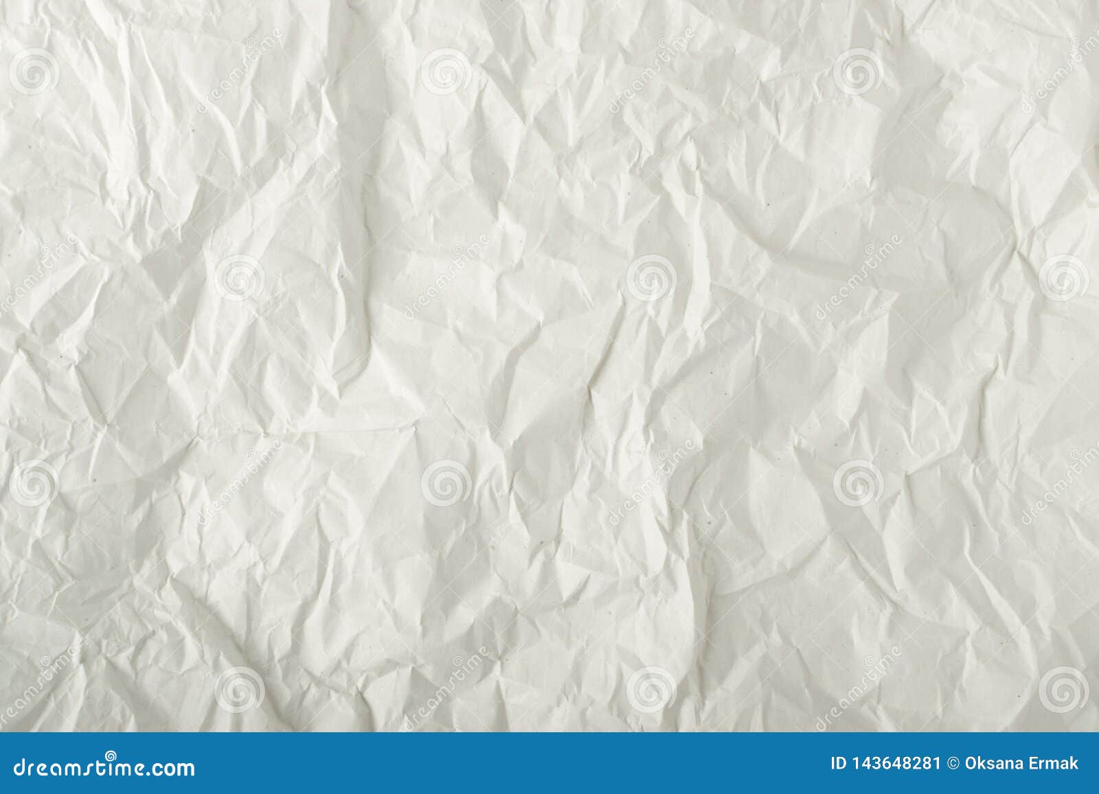 Sheet of White Thin Crumpled Craft Paper Background Stock Image - Image ...