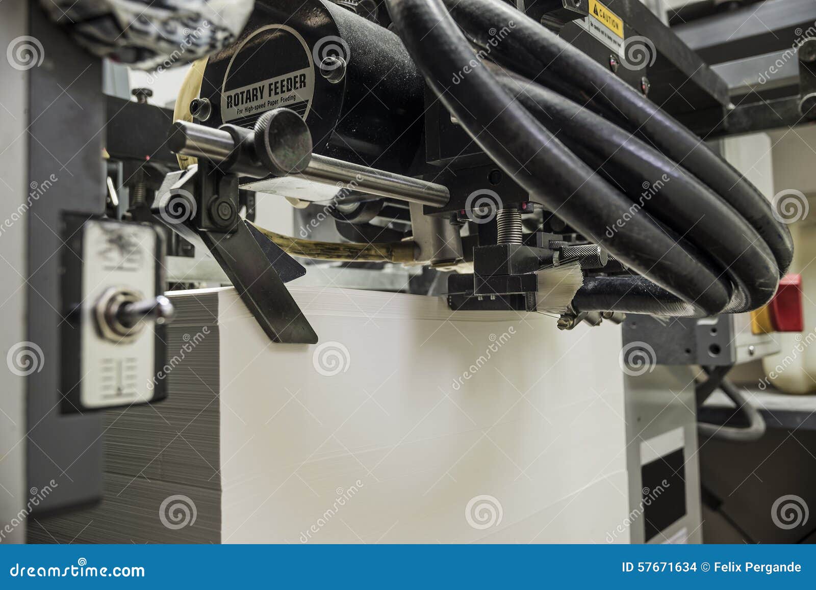 Sheetfed Offset Printing Machine Stock Photo - Image of prepress ...
