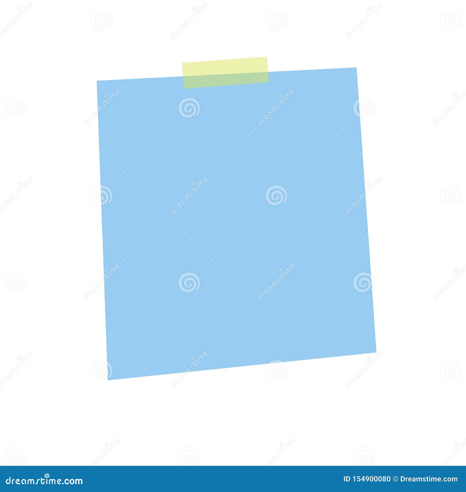 Flat Blue Sticker Sheet, Pinned Adhesive Tape, Ready for Your Use ...