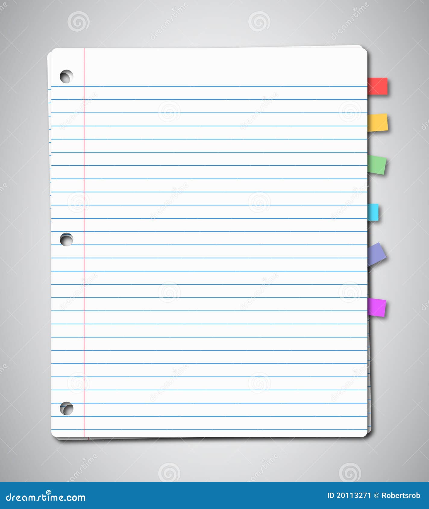 Sheets stock illustration. Illustration of ripped, paperclip - 20113271