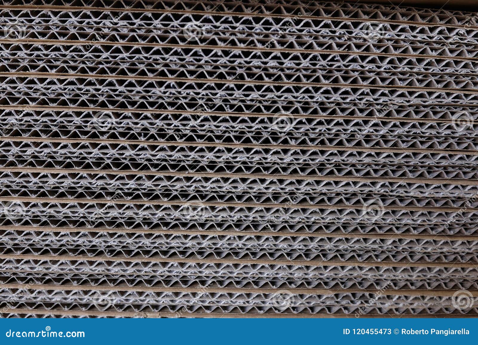 Sheets of Cardboard Stacked Stock Image - Image of abstract, stack ...