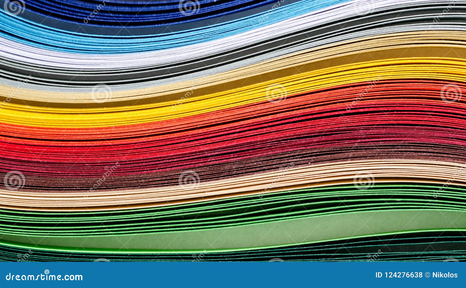 Sheets of colored paper stock photo. Image of colored - 124276638