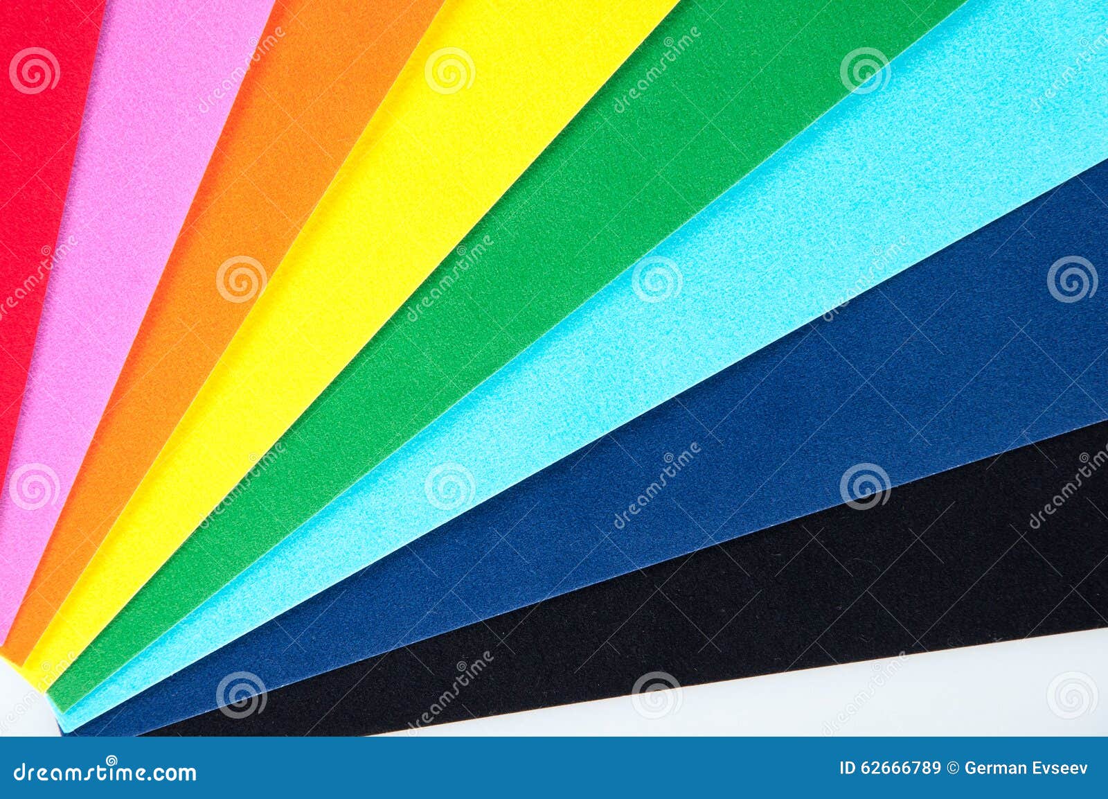 Sheets of colored paper stock image. Image of colors - 62666789