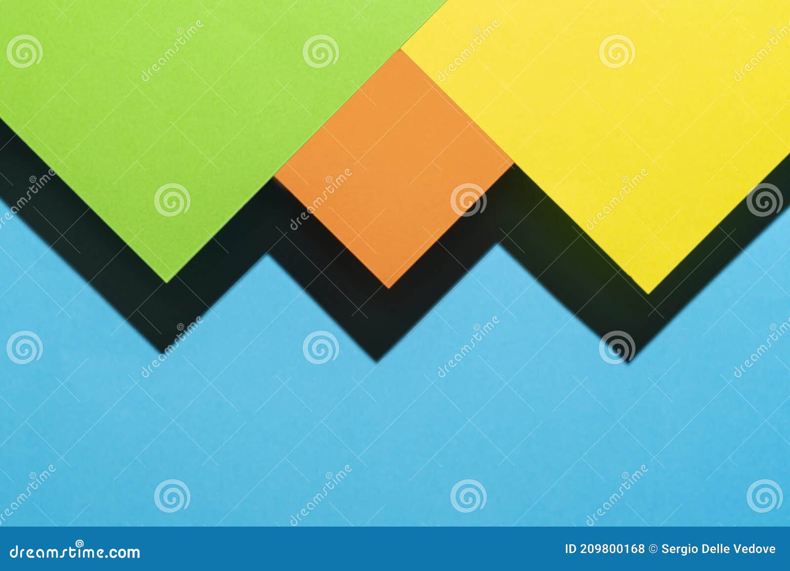 Sheets of colored paper stock photo. Image of edge, detail - 209800168