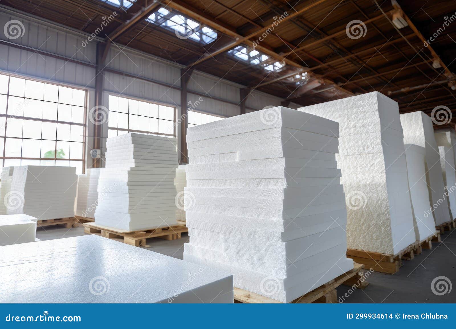 Sheets Of Expanded Polystyrene For House Thermal Insulation During ...