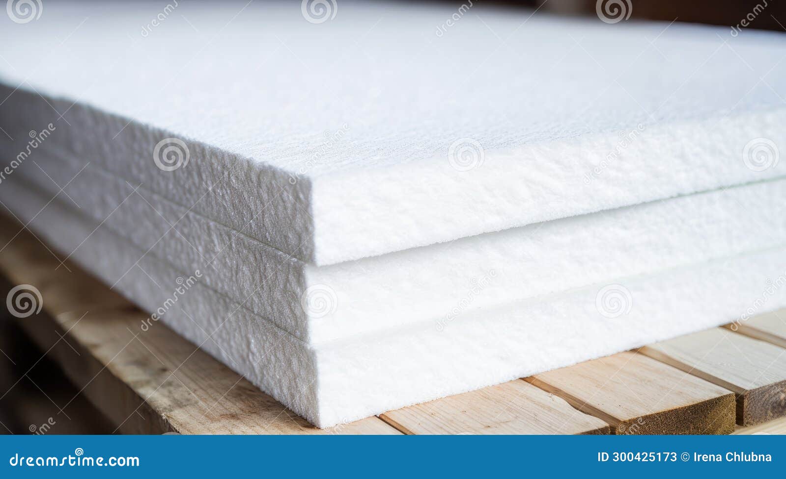 Sheets Of Expanded Polystyrene For House Thermal Insulation During ...