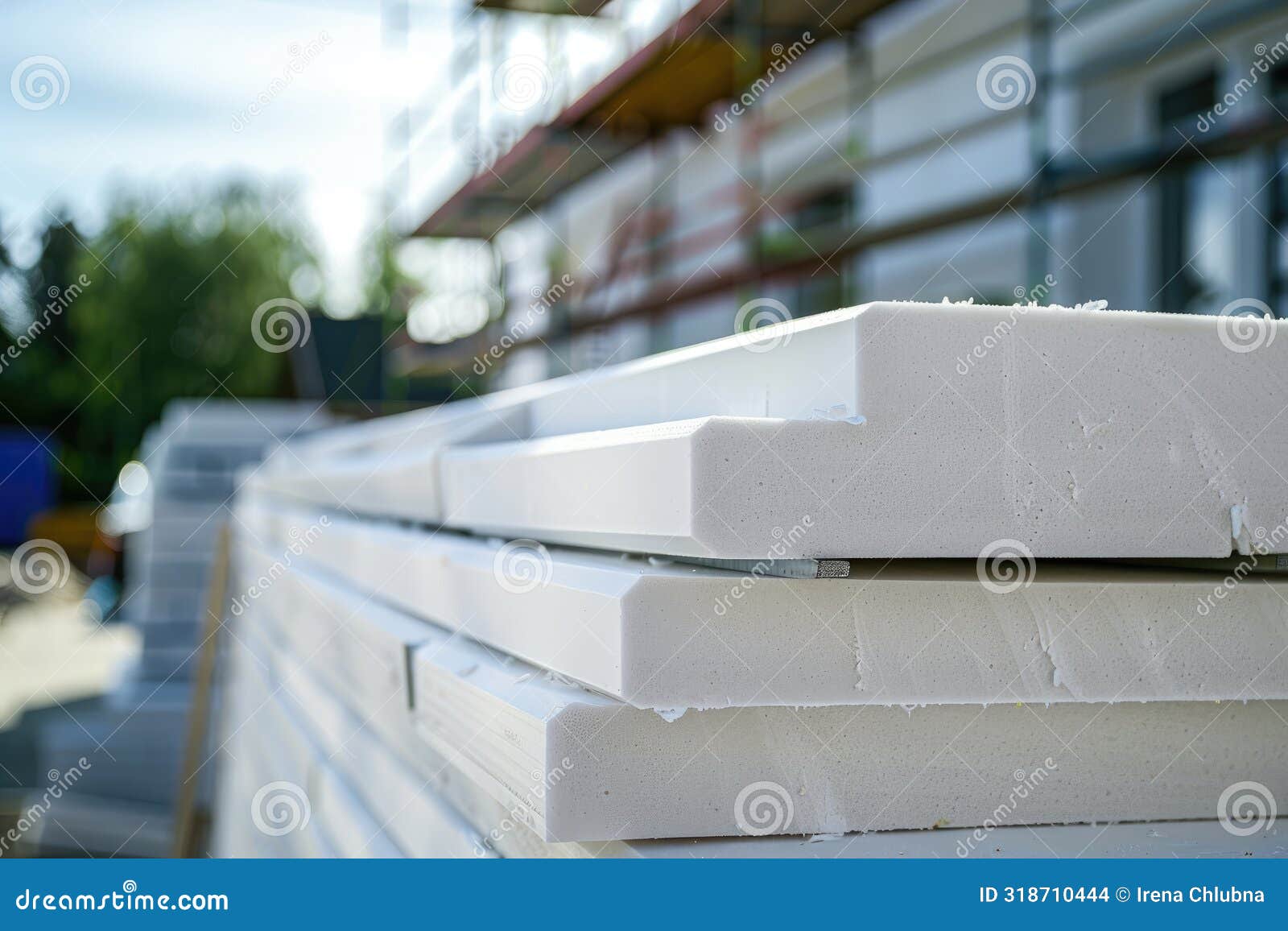 Sheets of Expanded Polystyrene for House Thermal Insulation during ...