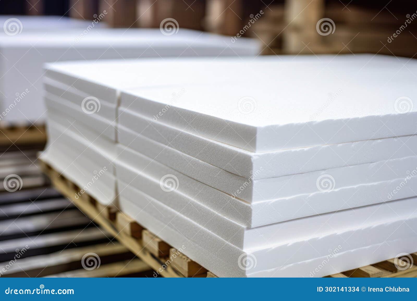 Sheets Of Expanded Polystyrene For House Thermal Insulation During ...