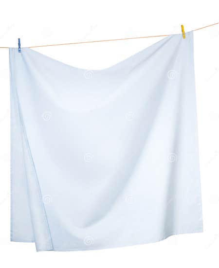 Sheets hanging on a rope stock image. Image of clothesline - 22473031