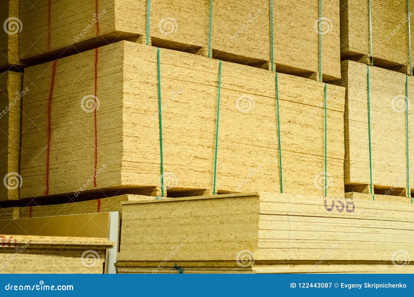 Sheets Osb packing stock image. Image of carpenter, detail - 122443087