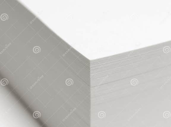 Sheets of paper stock image. Image of desk, stack, macro - 3628287