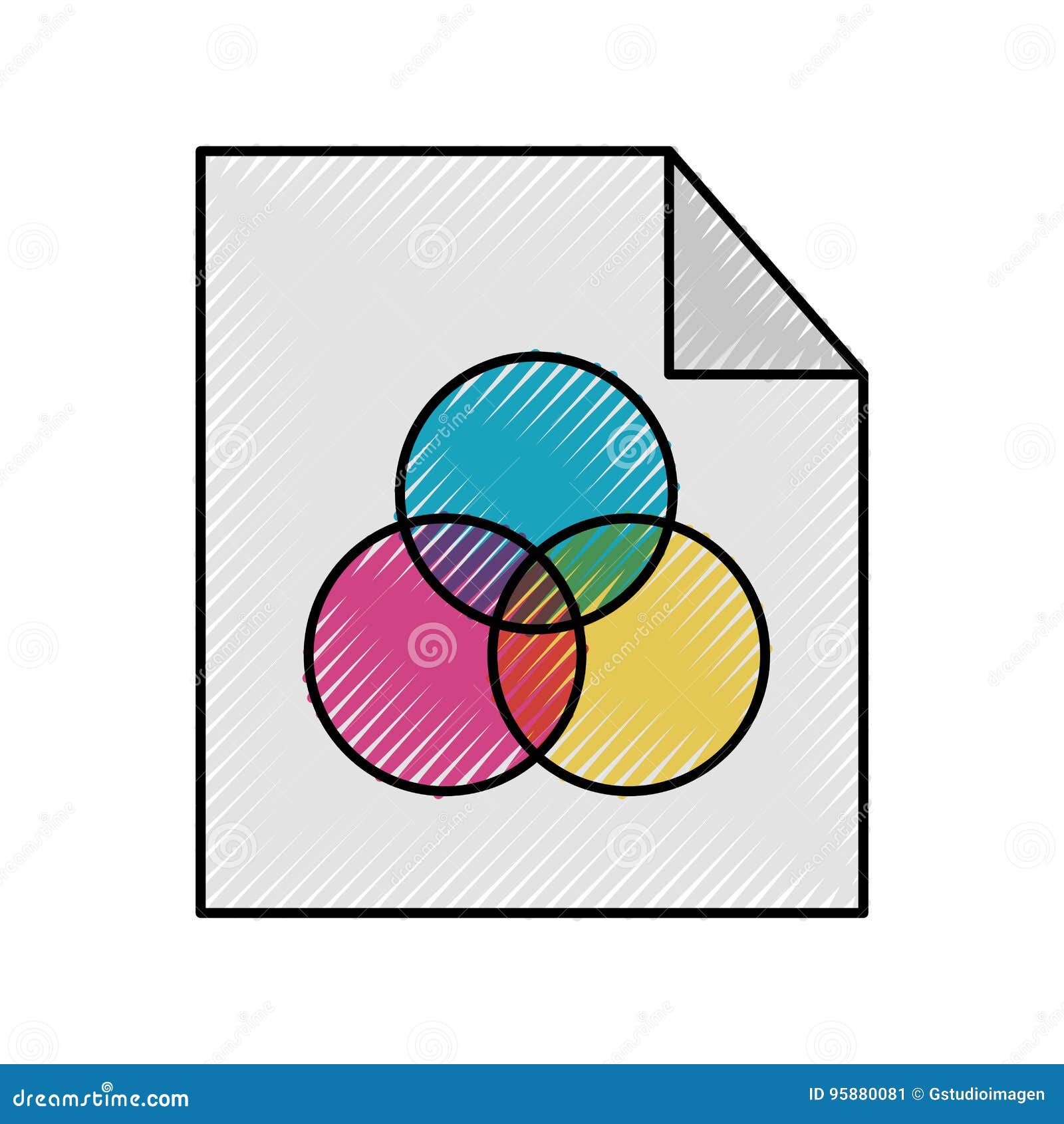 Sheets paper information stock vector. Illustration of paper - 95880081