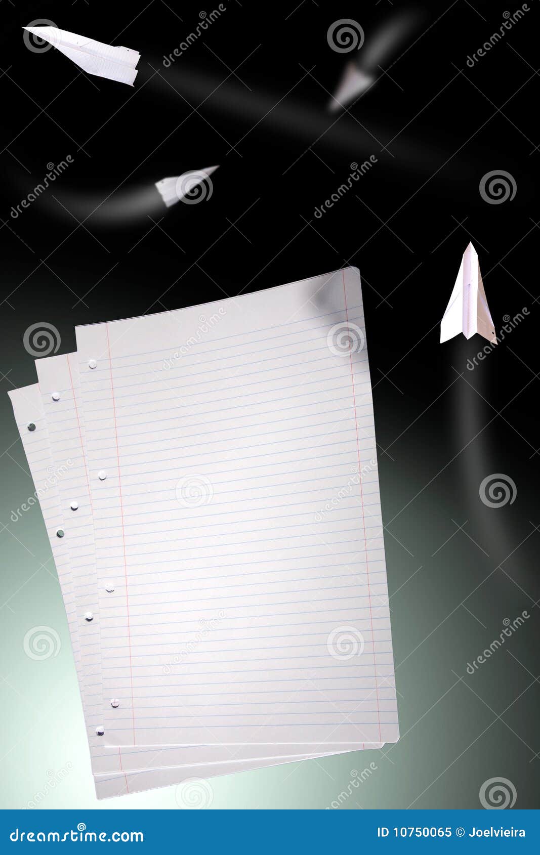 Sheets of paper with rows stock image. Image of education - 10750065