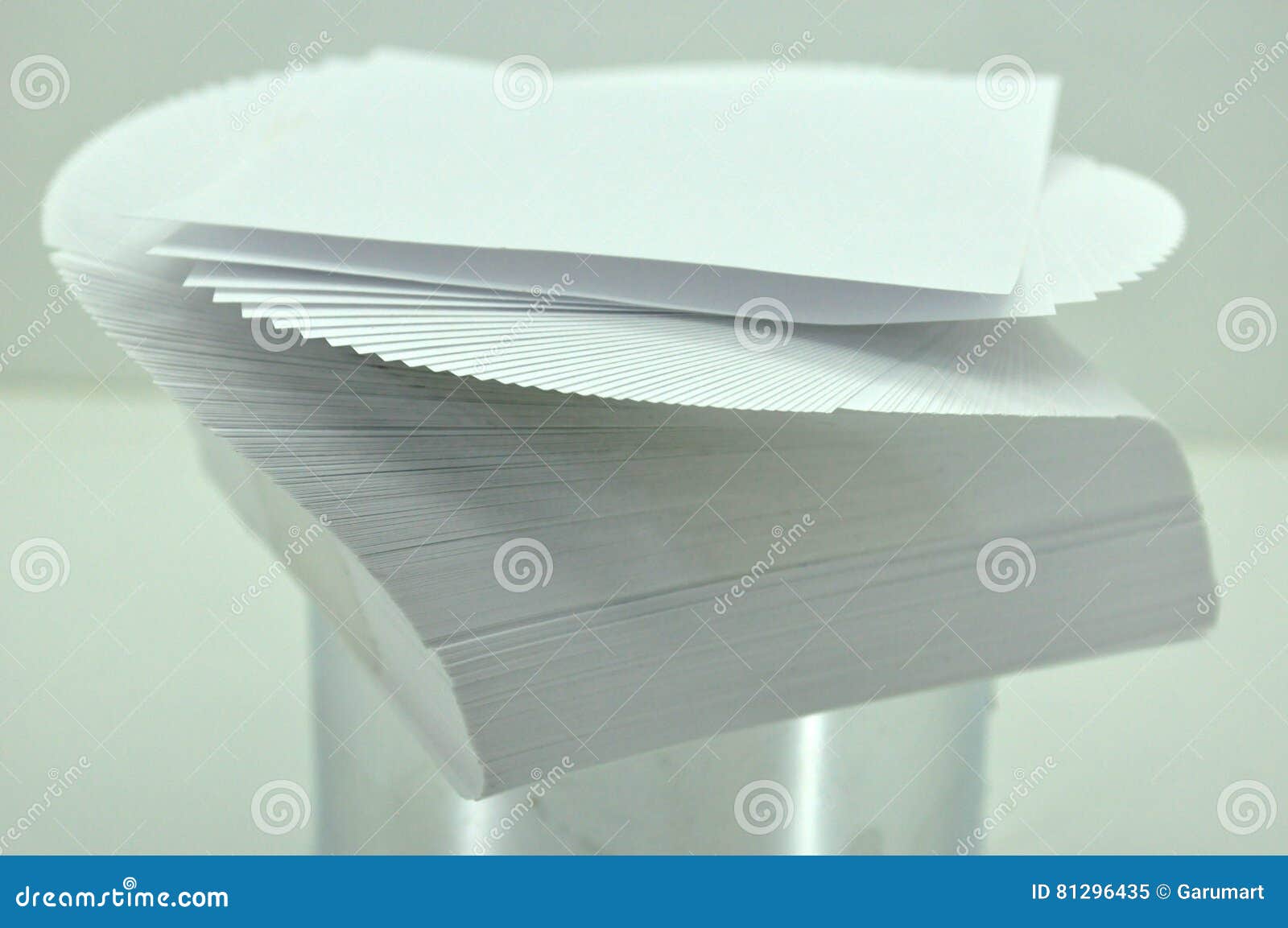 Sheets of paper unfolded stock image. Image of business - 81296435