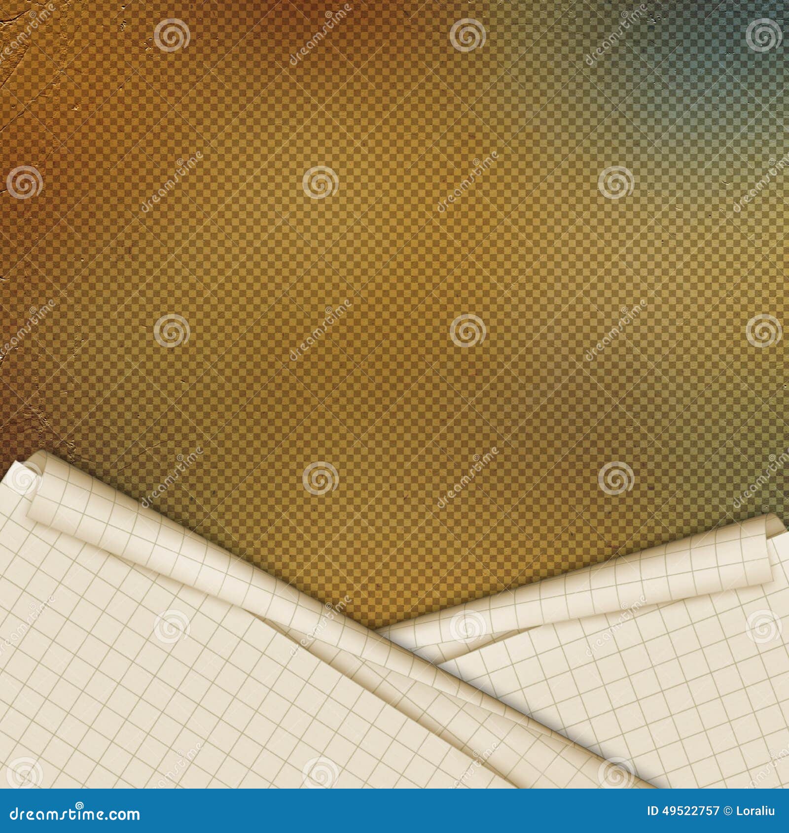 Sheets School Notebook Paper on Abstract Background Stock Image - Image ...