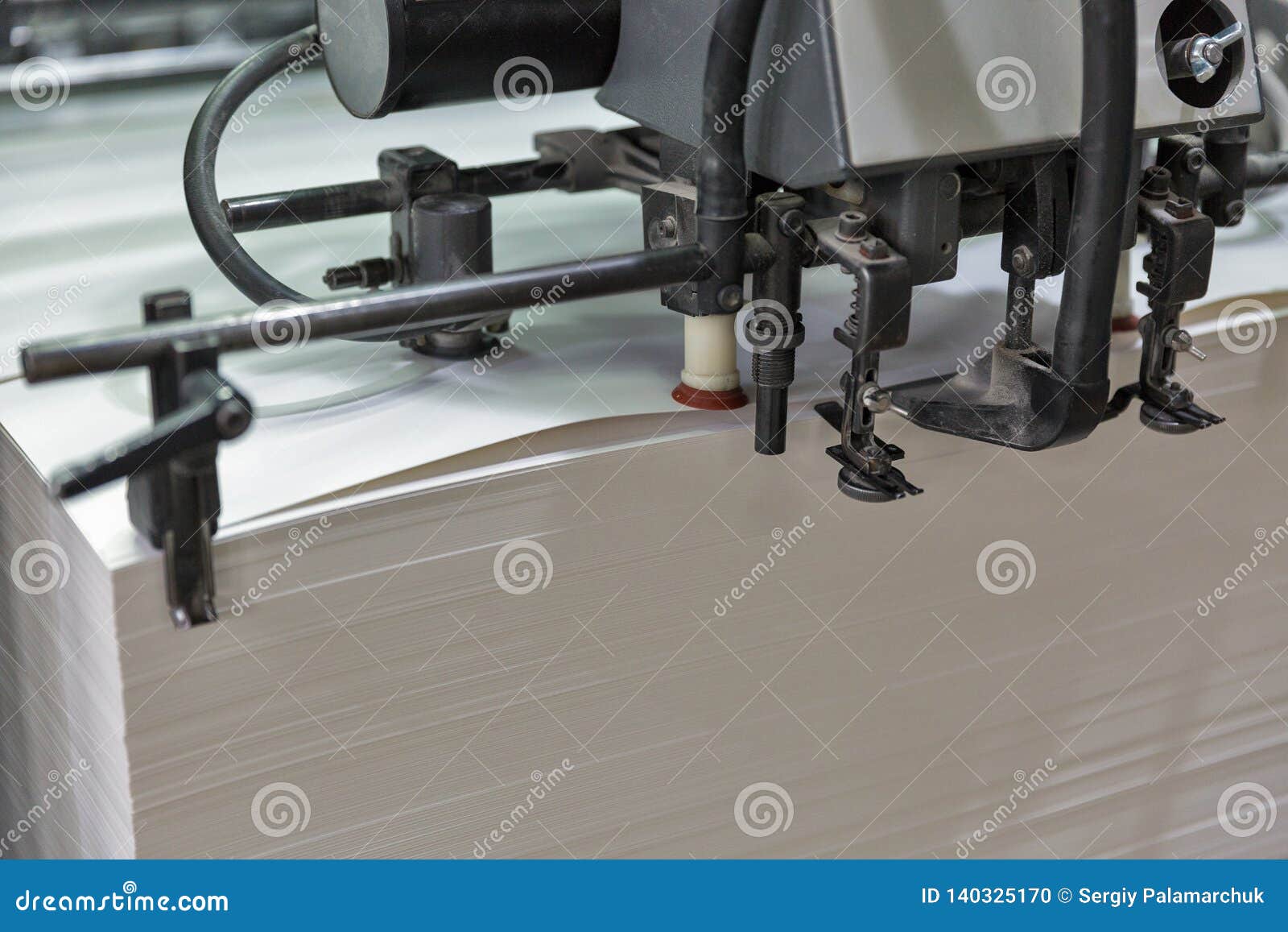 Sheets of White Paper for the Printing Machine Stock Photo - Image of ...