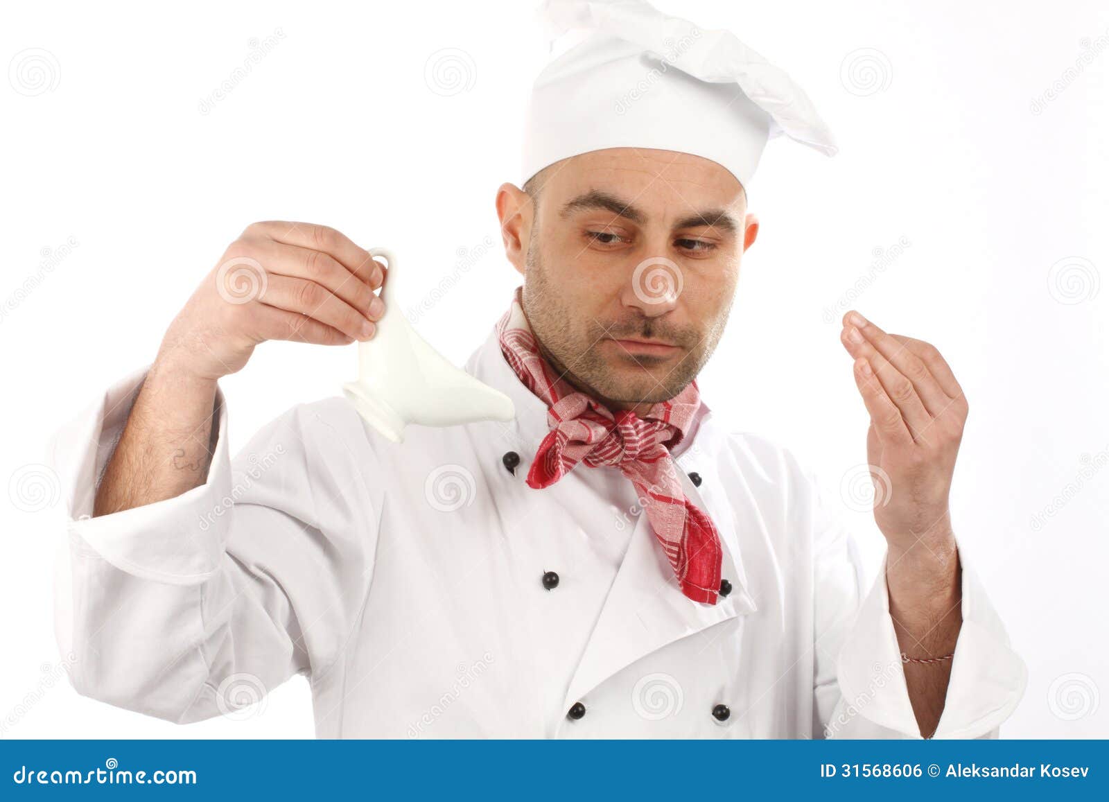 Shef photo stock. Image of cuillère, bien, chef, préparation - 31568606