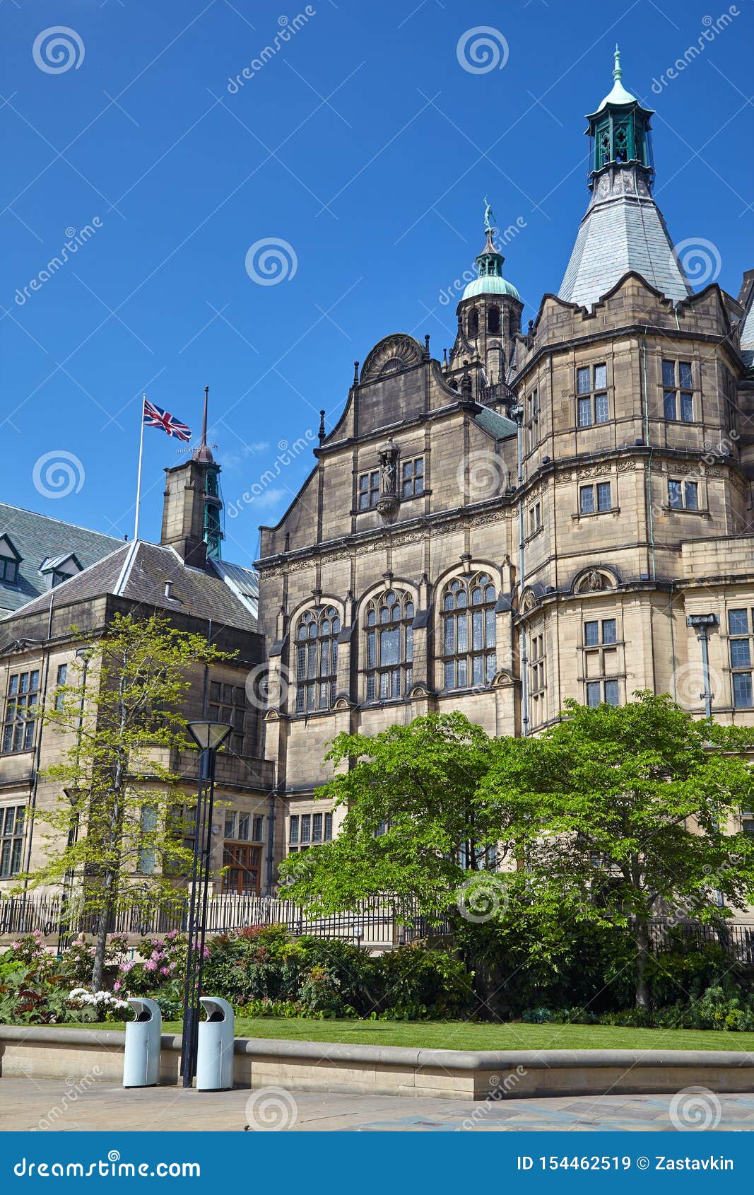 Sheffield Town Hall. Sheffield. England Stock Image - Image of britain ...