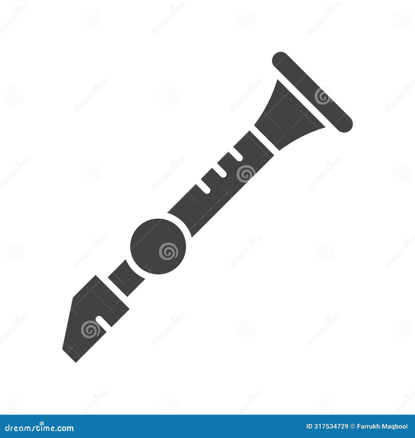 Shehnai Icon Vector Isolated On White Background, Logo Concept O ...