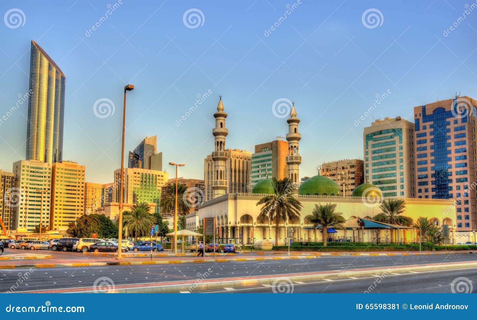 Sheikh Khalifa Bin Zayed the First Mosque Stock Image - Image of ...