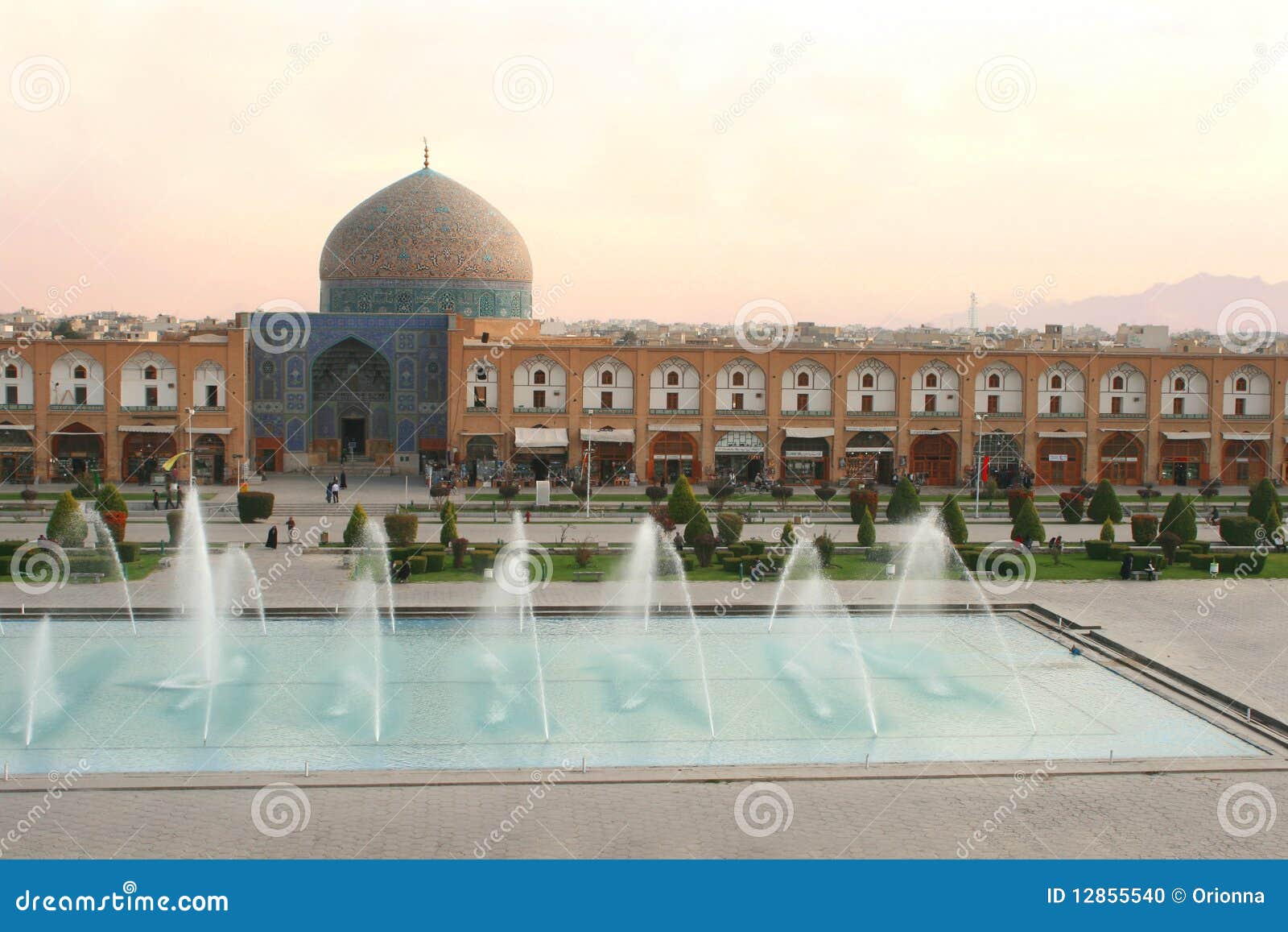 Sheikh Lotf Allah Mosque, Isfahan, Iran Stock Photo - Image of mosaic ...