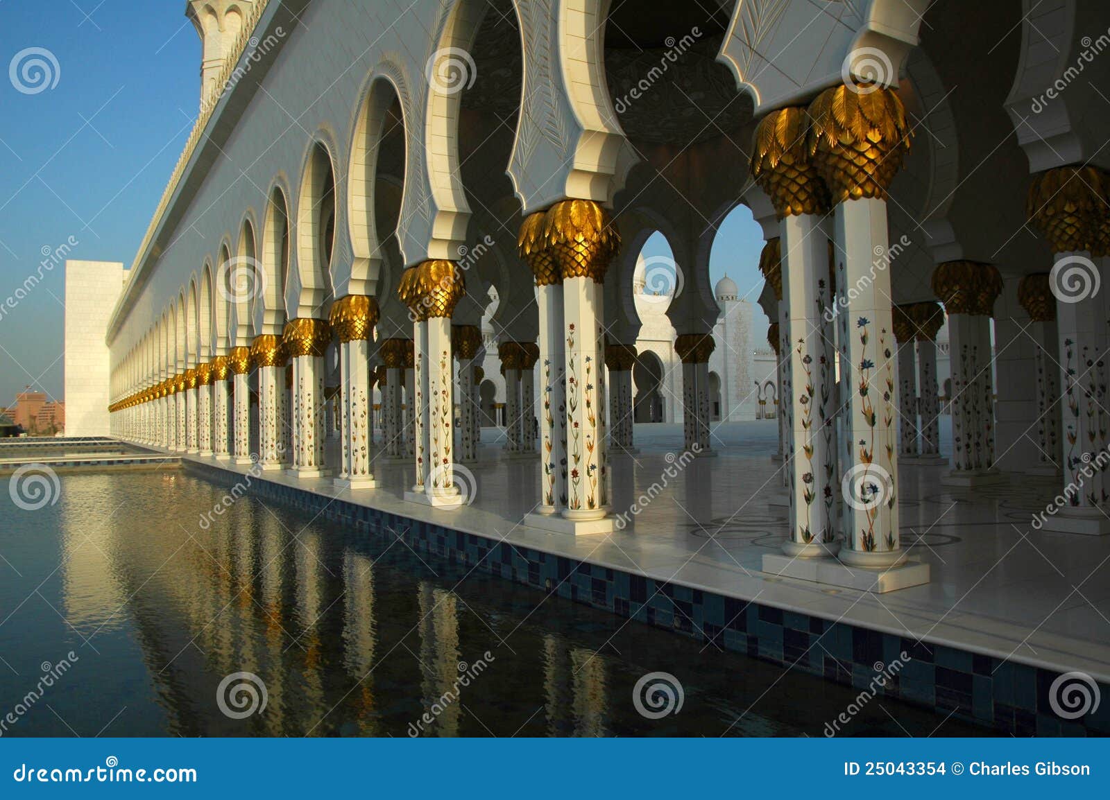 Sheikh Zayed Al Nayhan Mosque Stock Photo - Image of minarets, dhabi ...