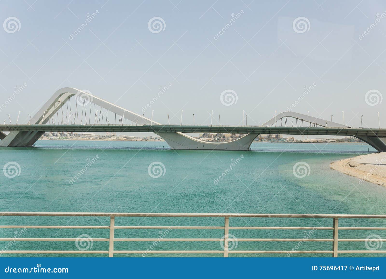 Sheikh Zayed Bridge at Abu Dhabi, UAE Editorial Photography - Image of ...