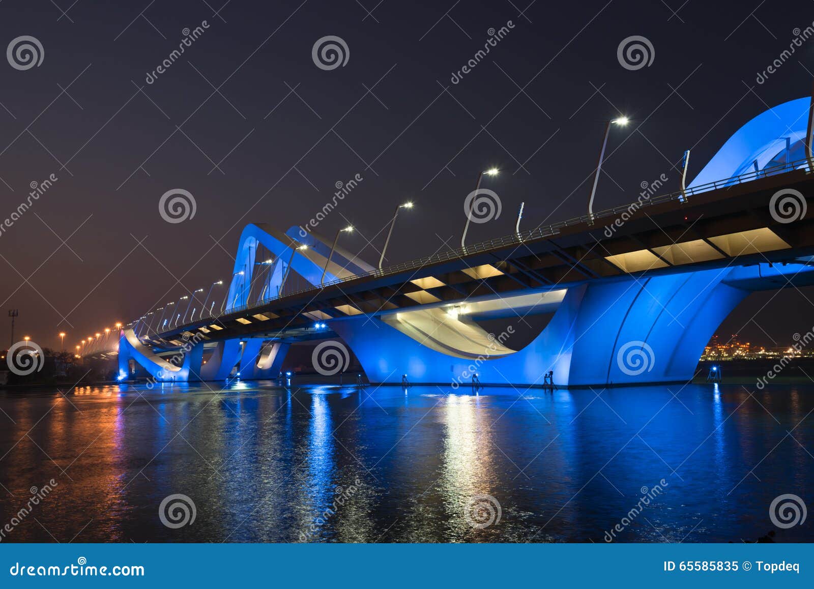 Sheikh Zayed Bridge Night
