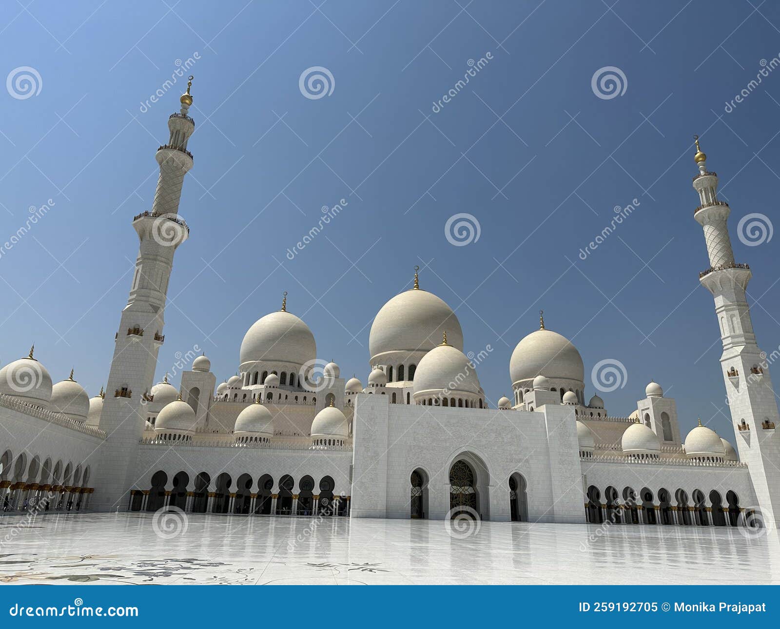 Sheikh Zayed Grand mosque stock image. Image of shotbyme - 259192705