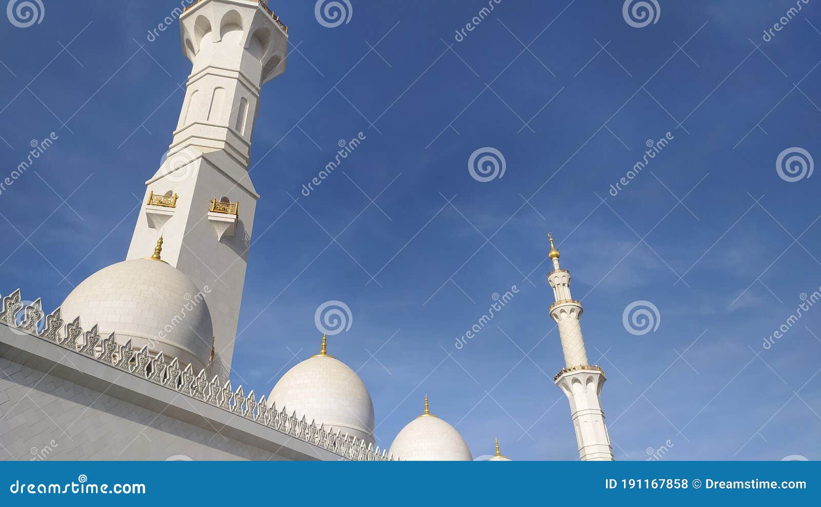 Sheikh Zayed Grand Mosque stock photo. Image of mall - 191167858
