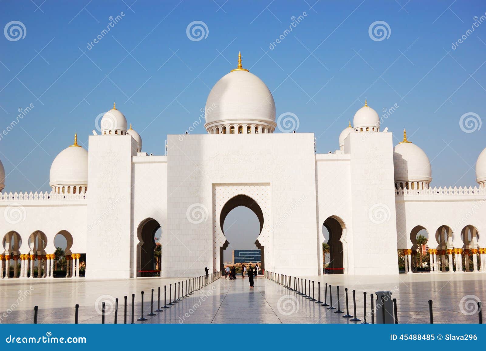 Sheikh Zayed Grand Mosque during Sunset Stock Image - Image of muslim ...