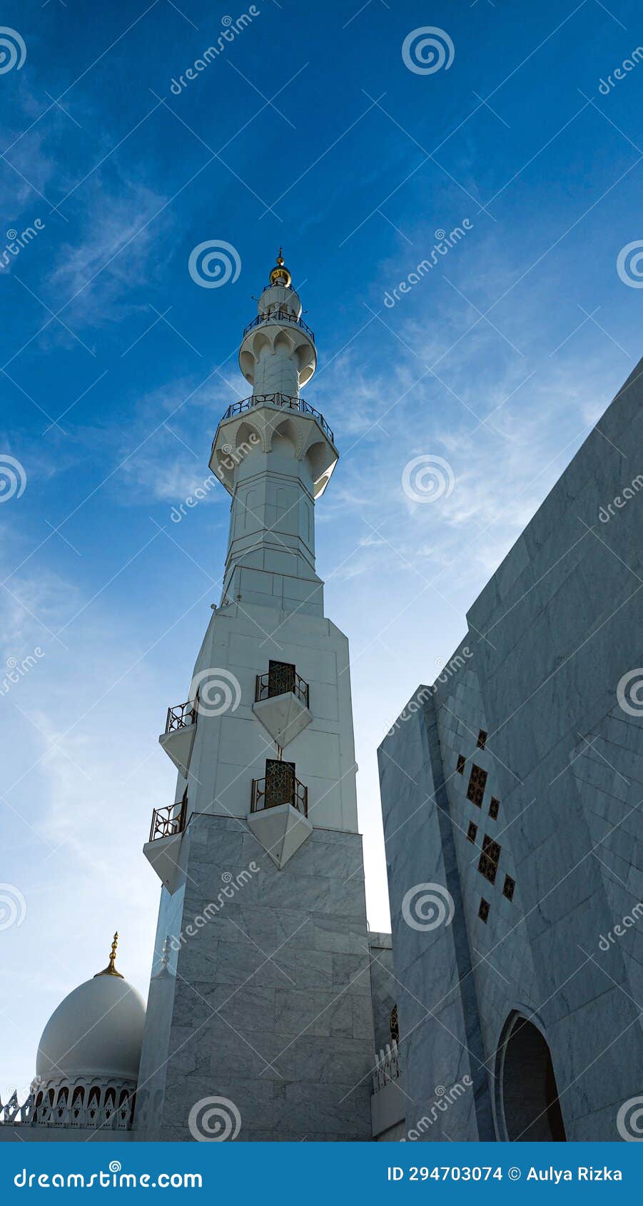 Sheikh Zayed Great Mosque Building, Indonesia Stock Photo - Image of ...