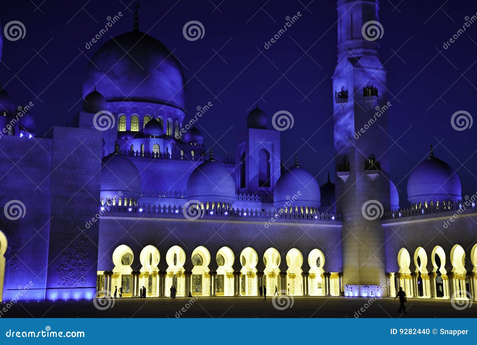 Sheikh Zayed Mosque And Veranda Royalty-Free Stock Photography ...