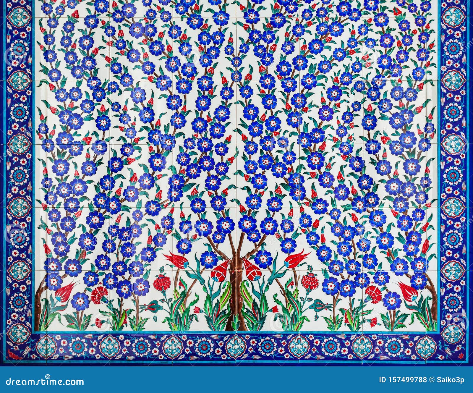 Sheikh Zayed Mosque Pattern Design Stock Photo - Image of mosaic ...