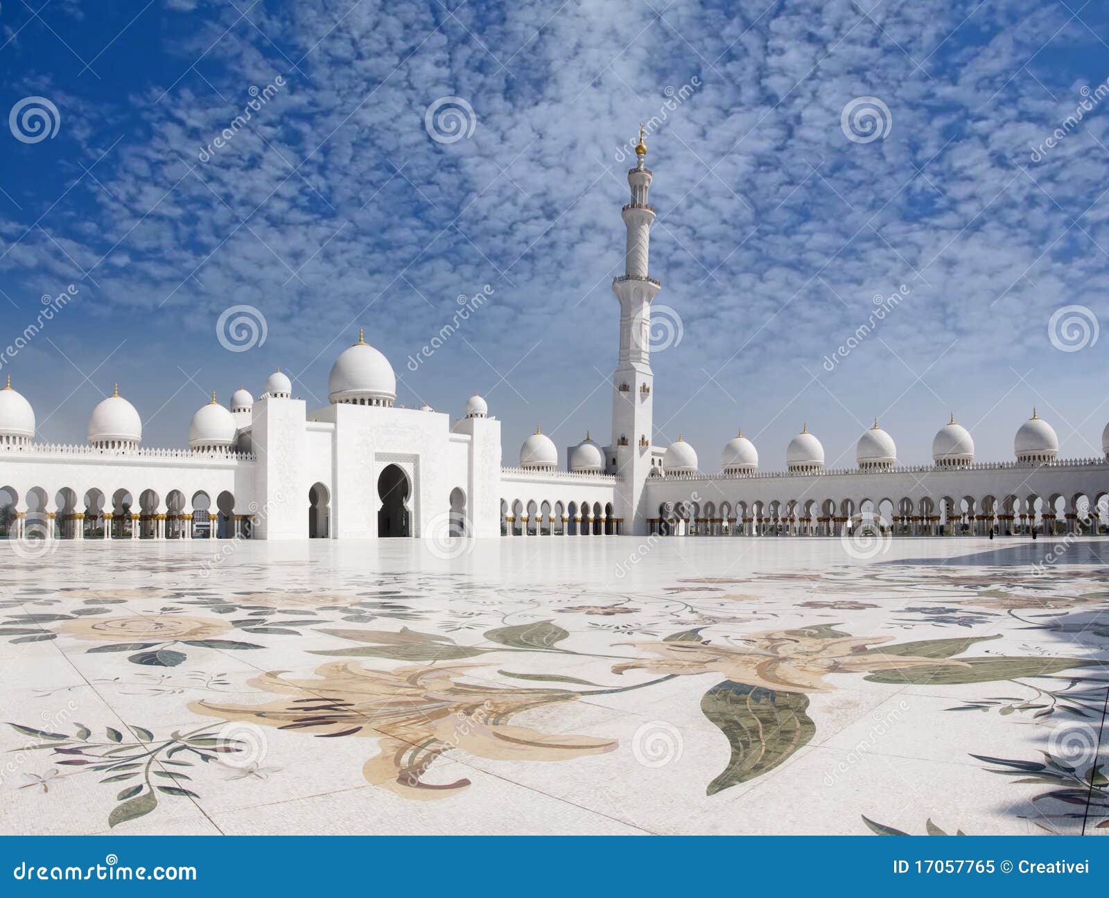 Sheikh Zayed Mosque And Veranda Royalty-Free Stock Photography ...