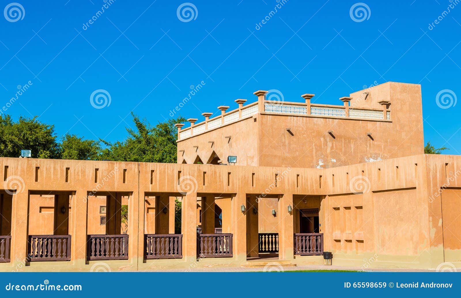 Sheikh Zayed Palace Museum in Al Ain Stock Image - Image of gate, dhabi ...