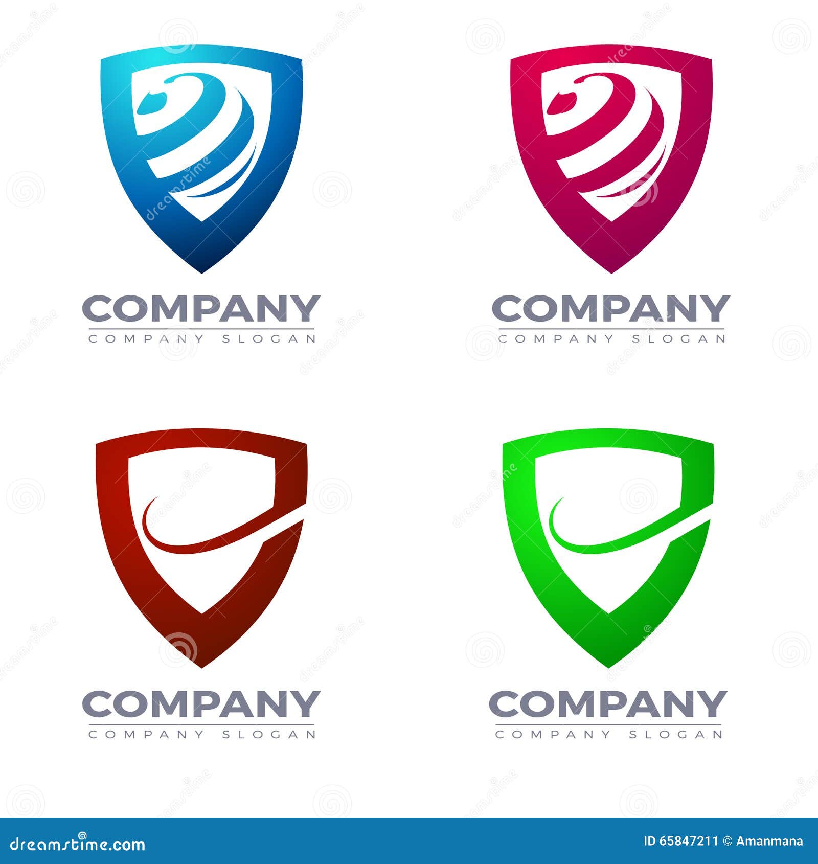 Sheild Logo and Icons Vector Stock Vector - Illustration of clip ...