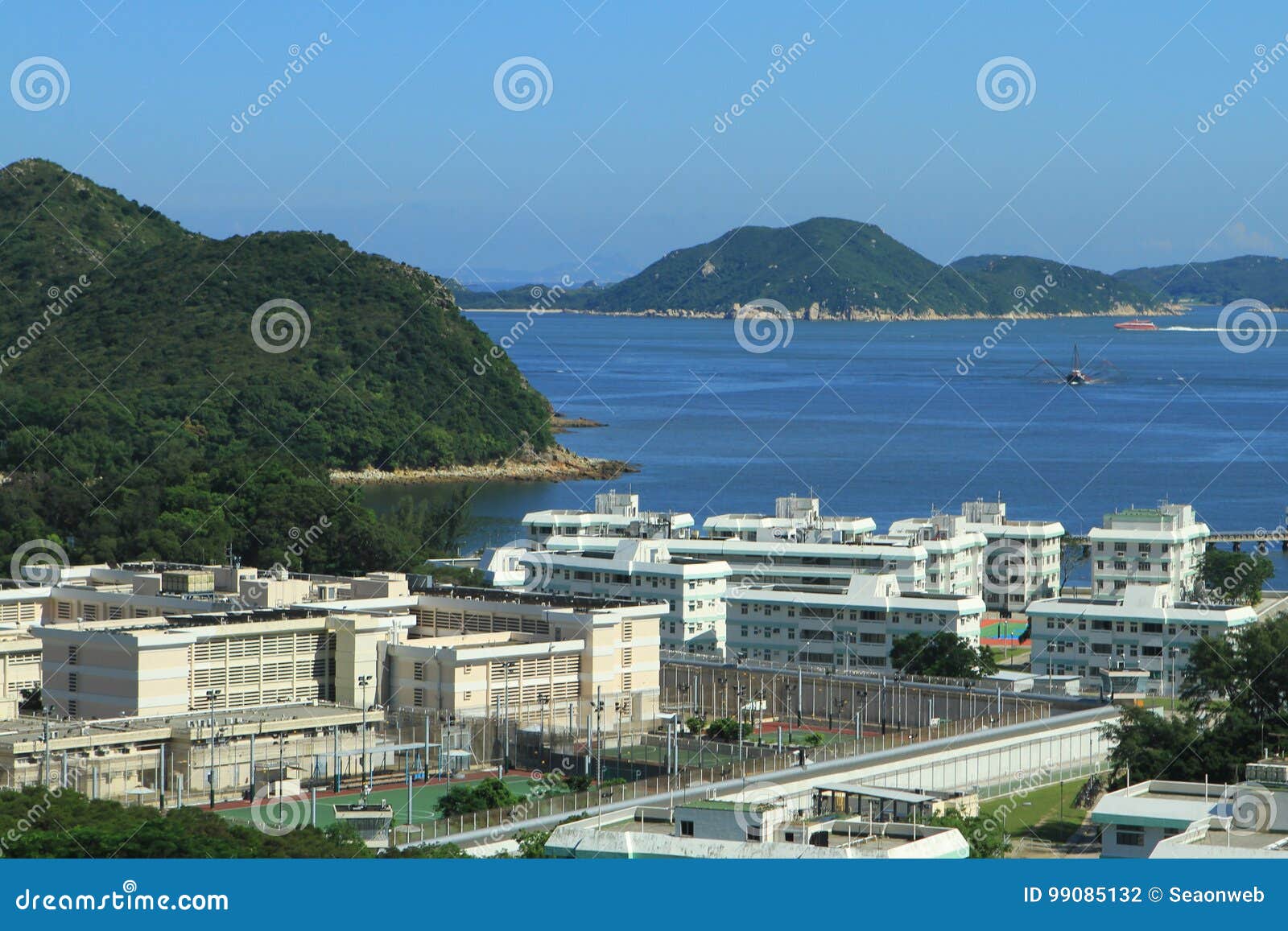 The Shek Pik Prison at Lantau Island Editorial Photography - Image of ...