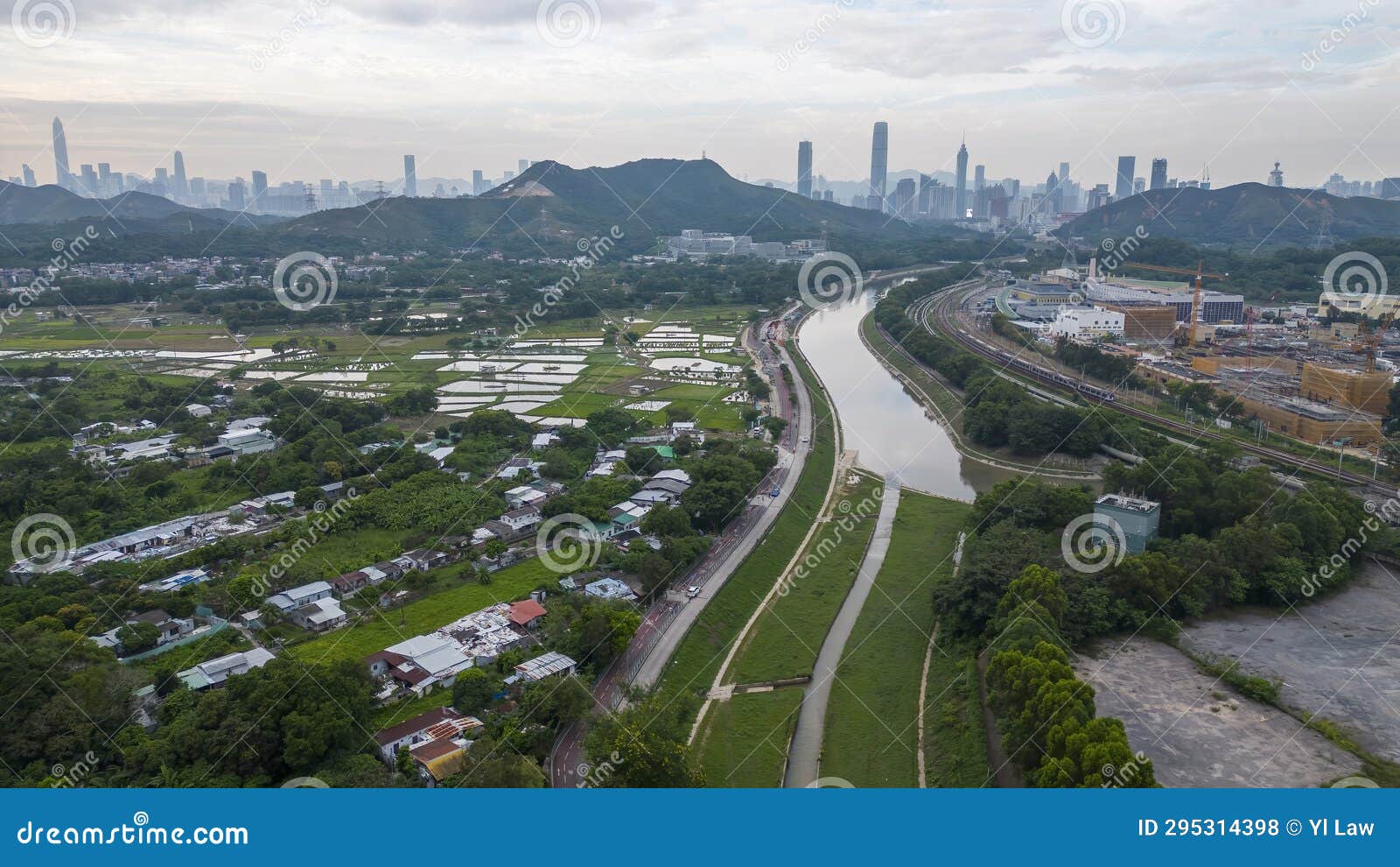 The Shek Sheung River, at Sheung Shui Oct 22 2023 Editorial Stock Photo ...
