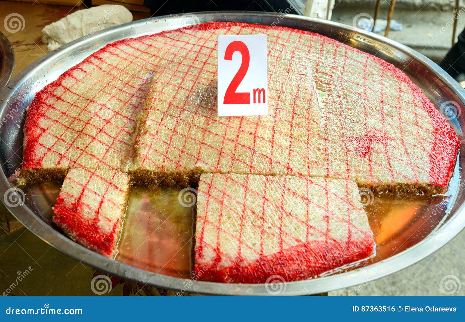 Sheki Halva Auf Dem Markt Azerbaijan Stockfoto - Bild von platte ...