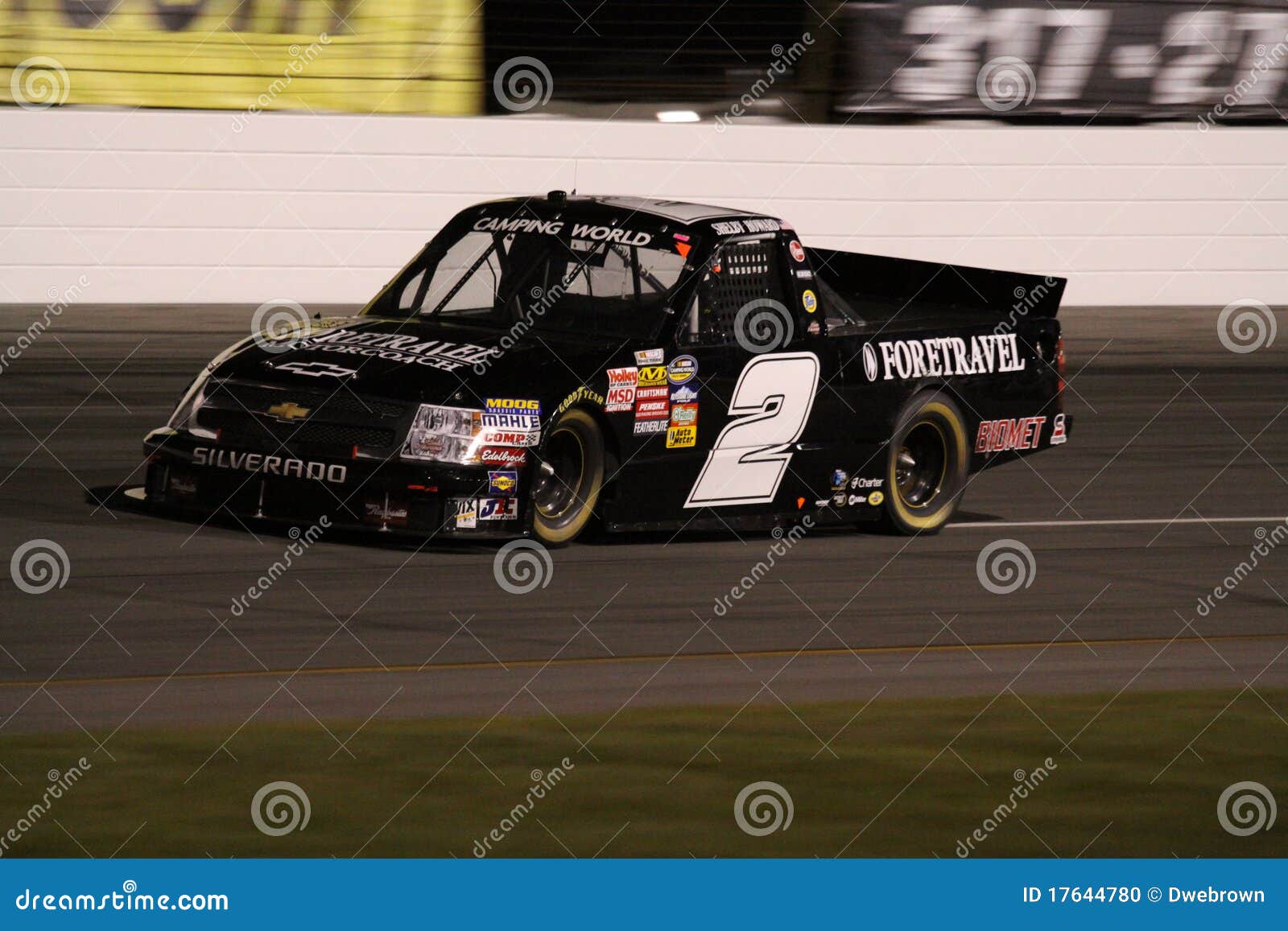 Shelby Howard NASCAR Truck Series Exit 2 ORP Night Editorial Image ...