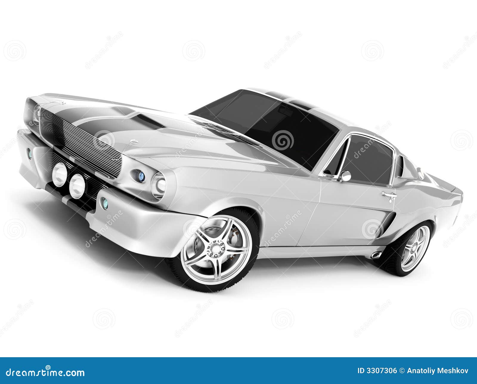 Shelby Mustang GT500 Stock Image | CartoonDealer.com #3307387