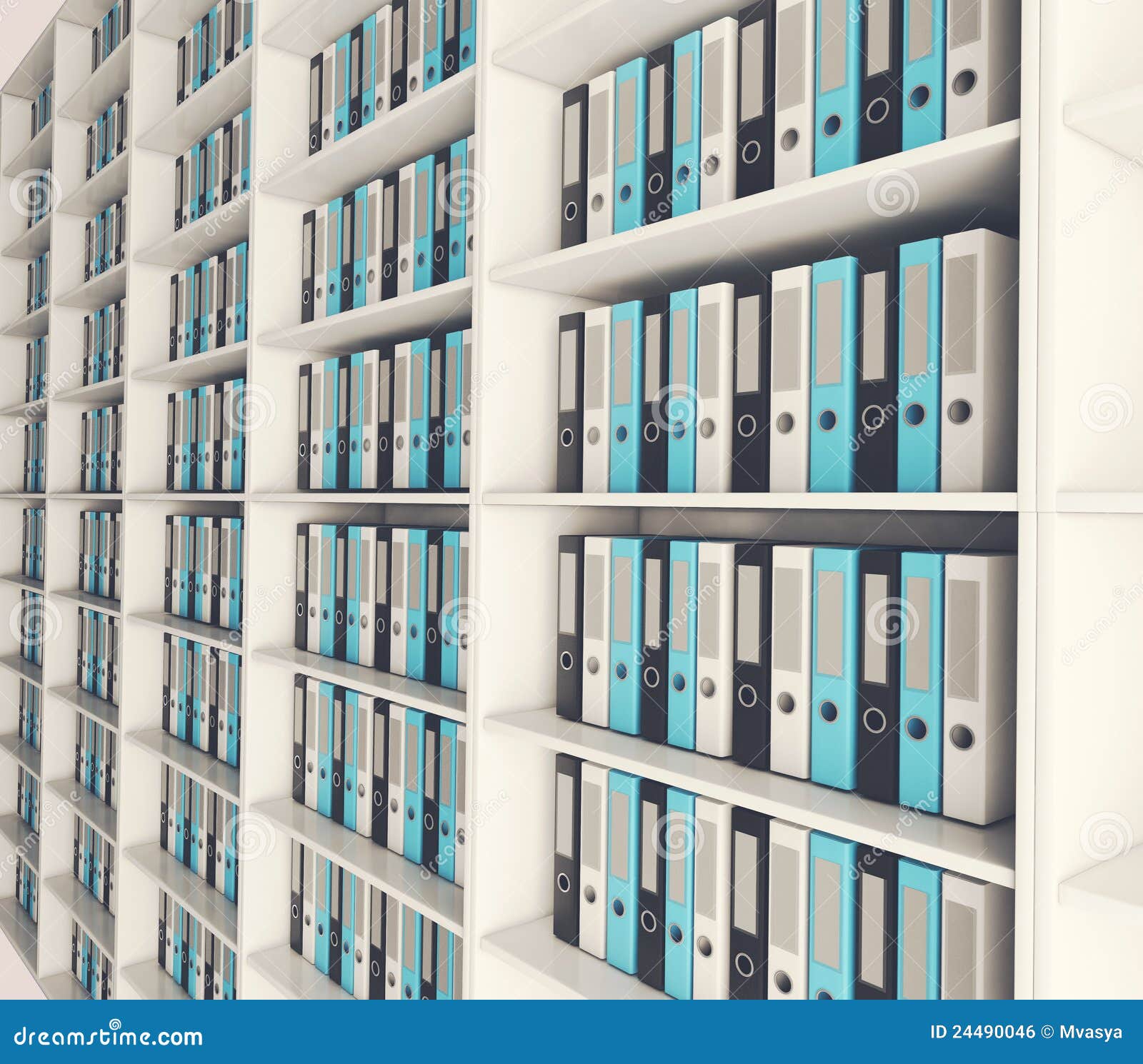 Shelf Archive Folder Stock Photography | CartoonDealer.com #24490046