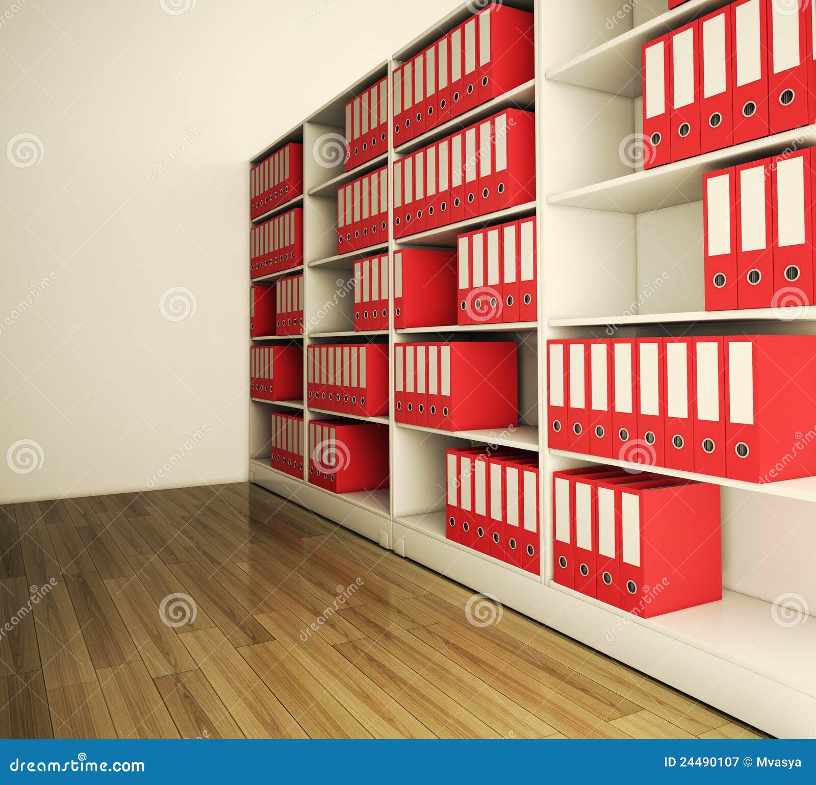 Shelf archive folder stock illustration. Illustration of book - 24490107
