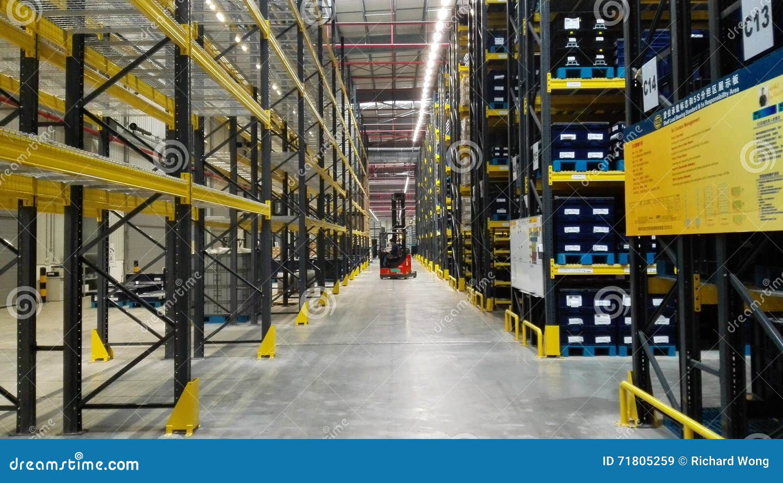 The Shelf Being Ready for Storaging Material in the Plant China ...