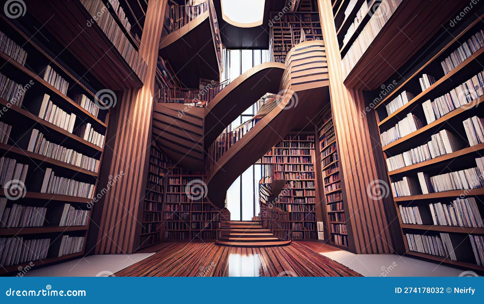 Shelf with books stock illustration. Illustration of bibliography ...