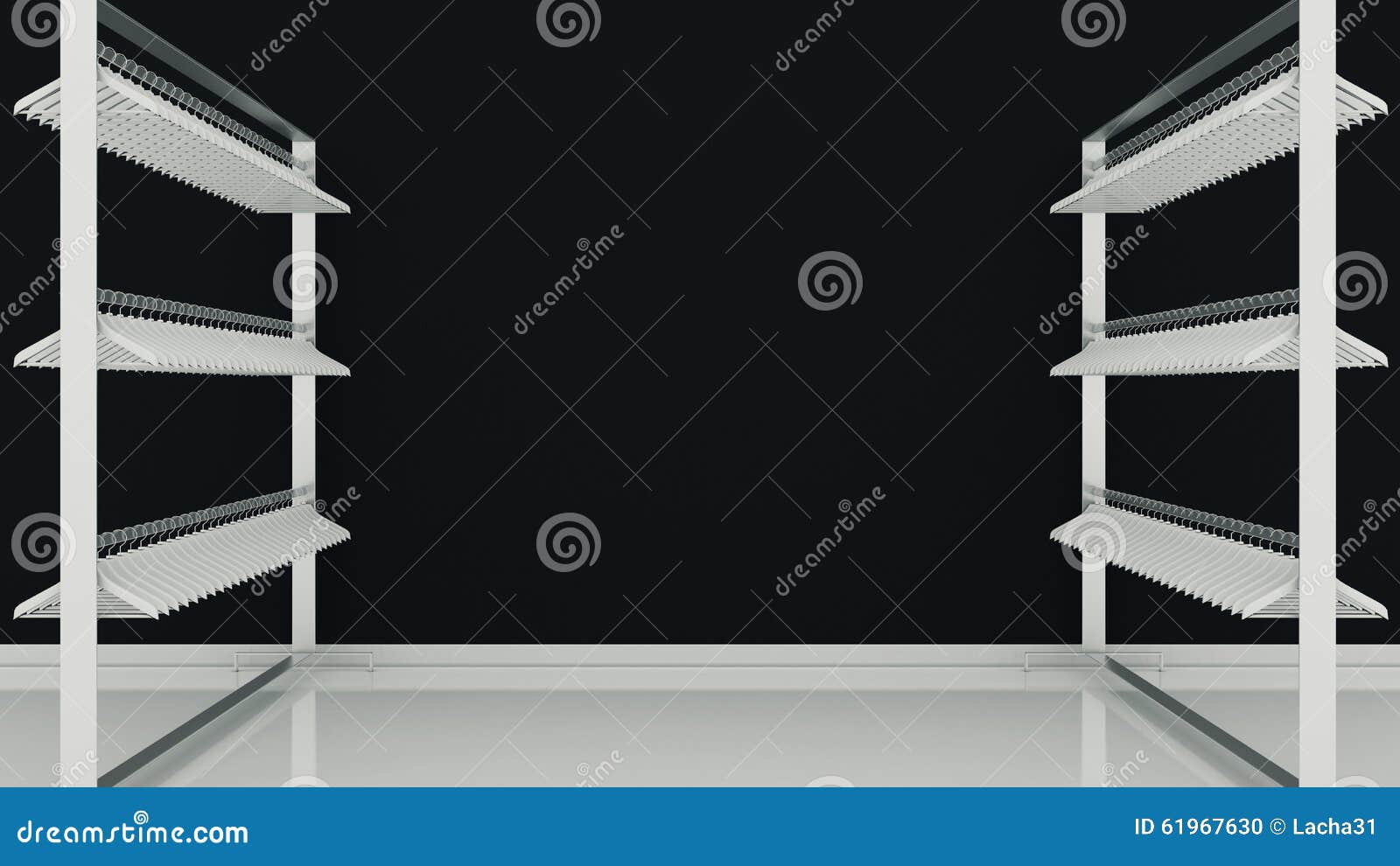Shelf For Clothes. Vector Drawing | CartoonDealer.com #186932111