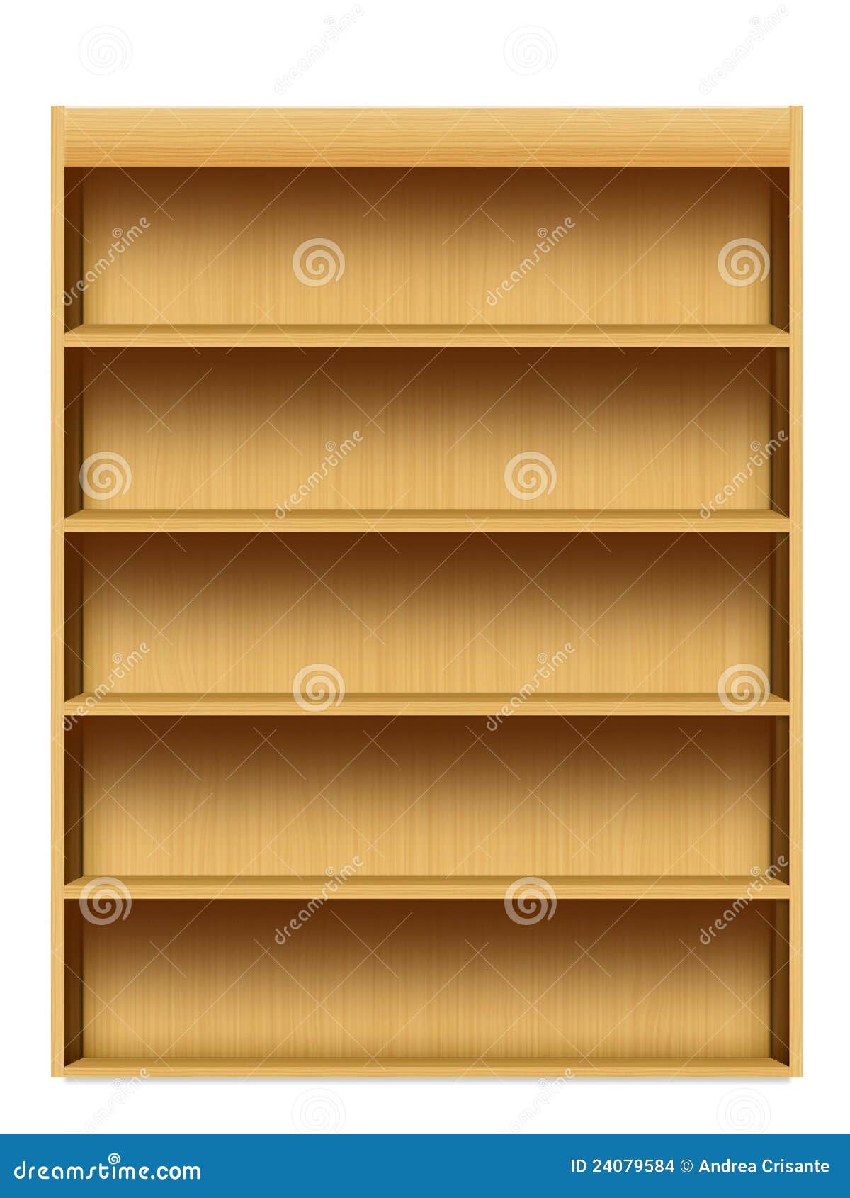 Shelf Isolated on White Background Stock Photo - Image of frame, inside ...